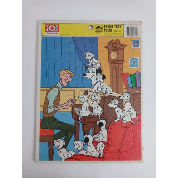 Golden | Toys | Walt Disneys 1 Dalmatians Vintage Golden Frametray ...